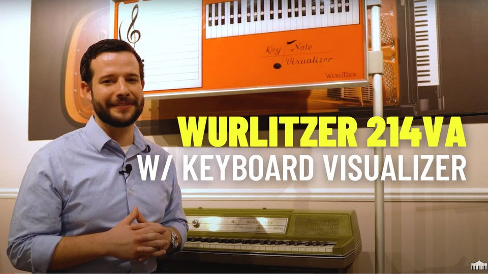 A Piece of Piano History : Wurlitzer 214VA w/ Keyboard Visualizer ...
