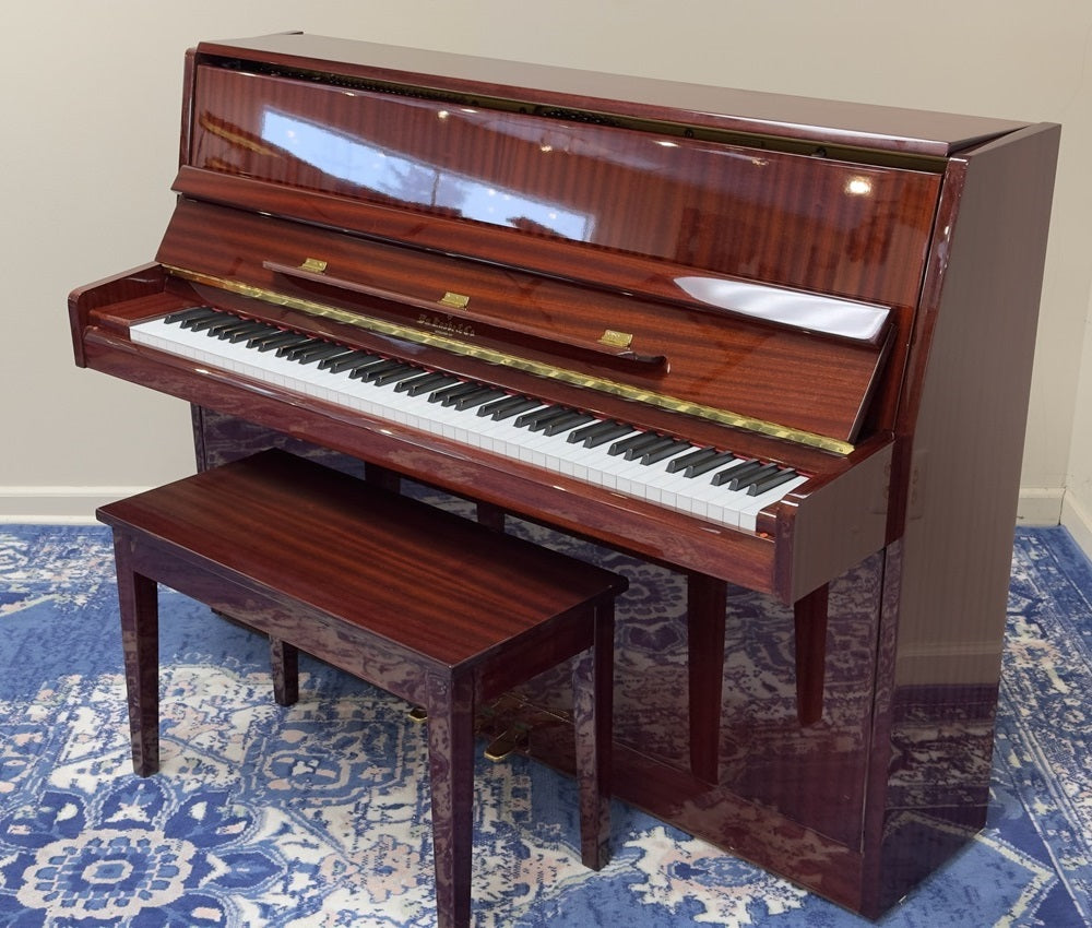 Knabe Model 108 Upright Piano | Polished Mahogany | Used – Alamo Piano ...